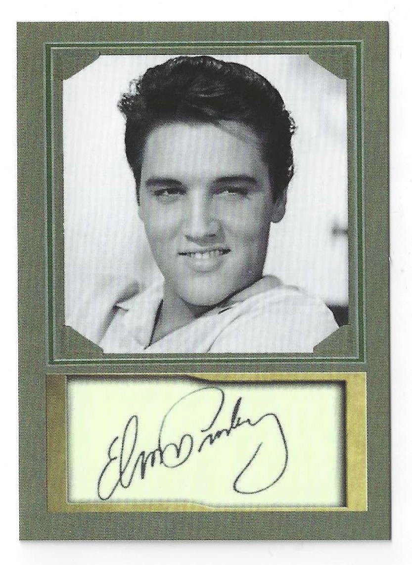 ELVIS PRESLEY - ACEO Facsimile Autograph Trading Card - Mint Condition - Etsy