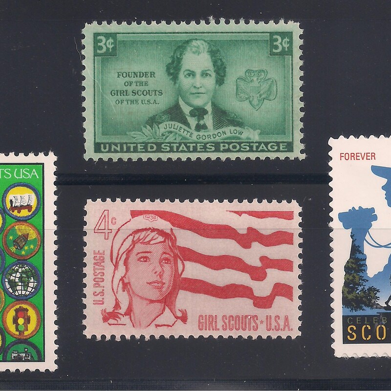 Girl Scout Stamp - Etsy