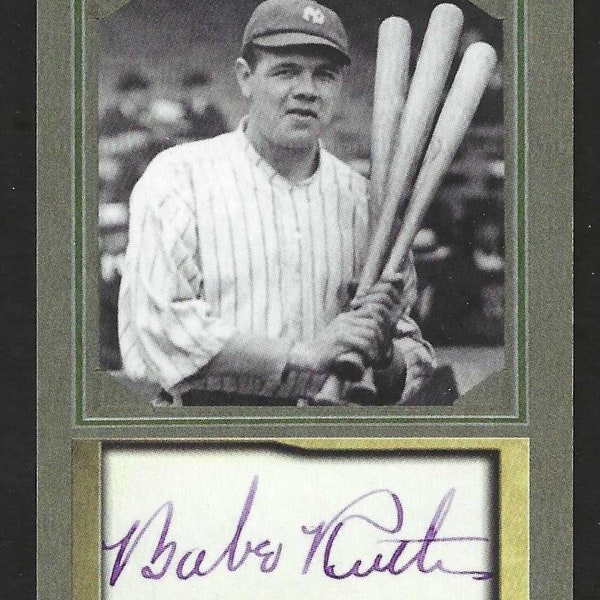 Babe Ruth - Etsy
