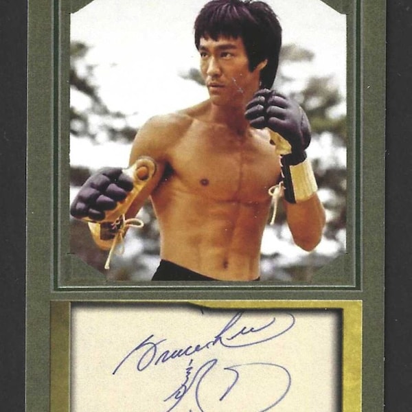 Bruce Lee Autograph - Etsy