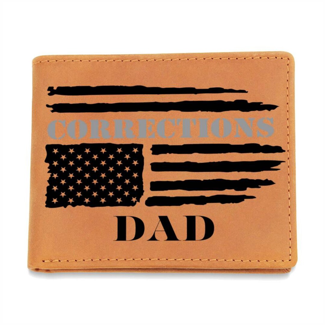 Dad Corrections Officer Wallet personalize Dad Wallet-correction ...