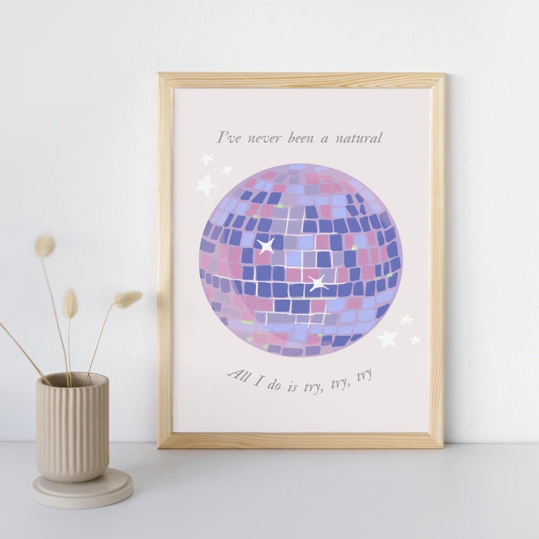 Taylor Swift Mirrorball Print, Eras Art, Poster, Swiftie, Digital ...
