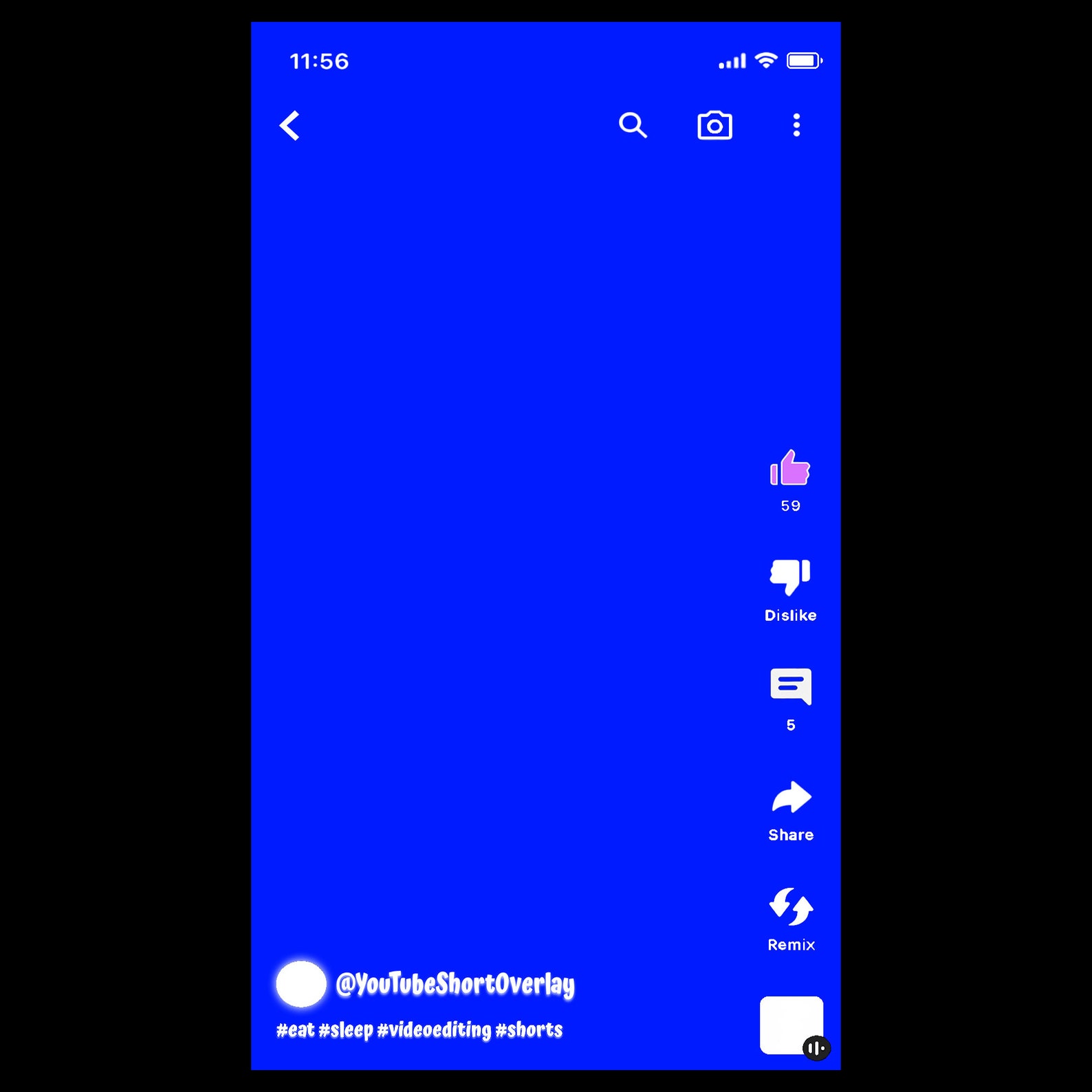Youtube Short Overlay for Video Editing - Etsy