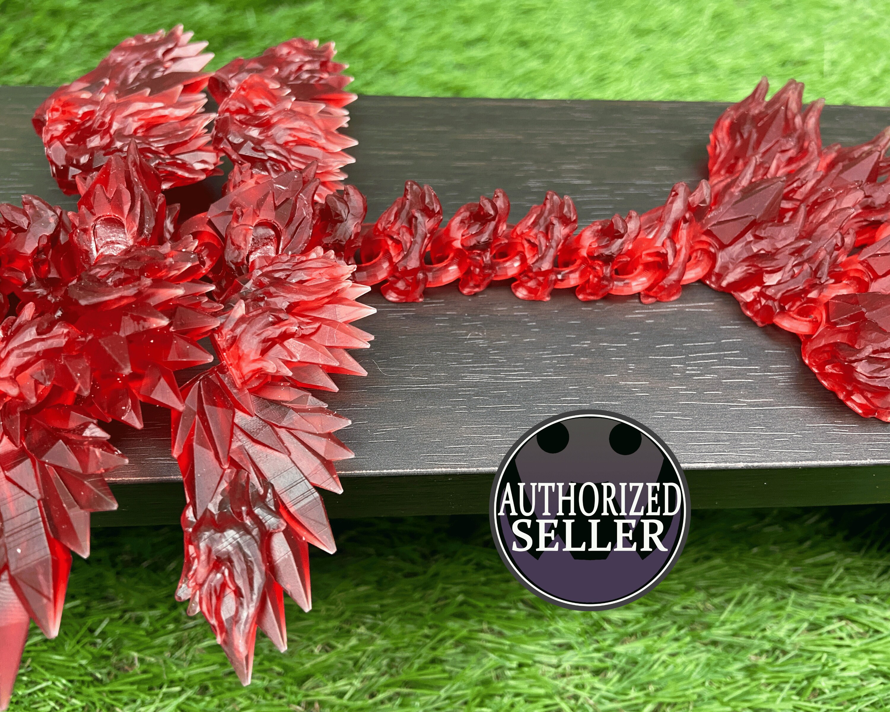 Red Articulated Fire Dragon Sprite, Dragon, High Quality 3D Print ...