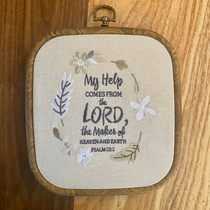 Scripture Embroidery - Etsy