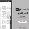 Dashed and Dotted Line Brushes for Procreate-dashes Dots Brush Brushset ...