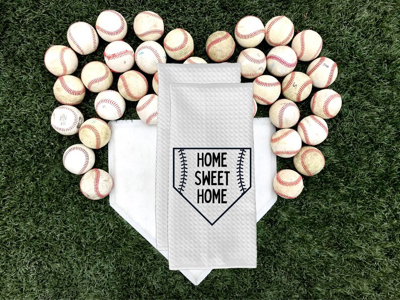 Baseball Kitchen Towel, Softball Kitchen Towel, Kitchen Towels, Kitchen ...