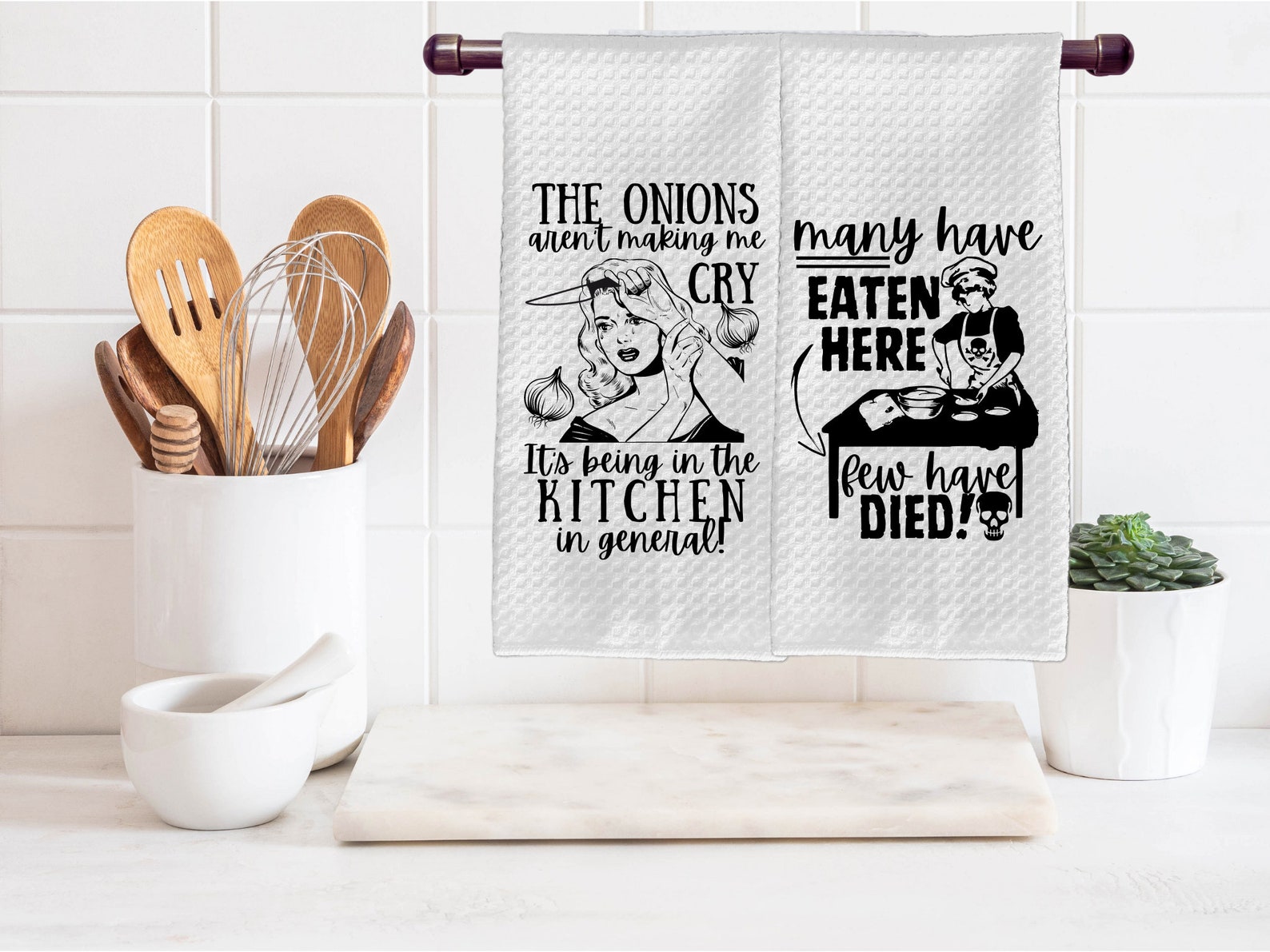 Funny Kitchen Towel, Funny Kitchen Towel, Kitchen Towel, Bridal Shower ...