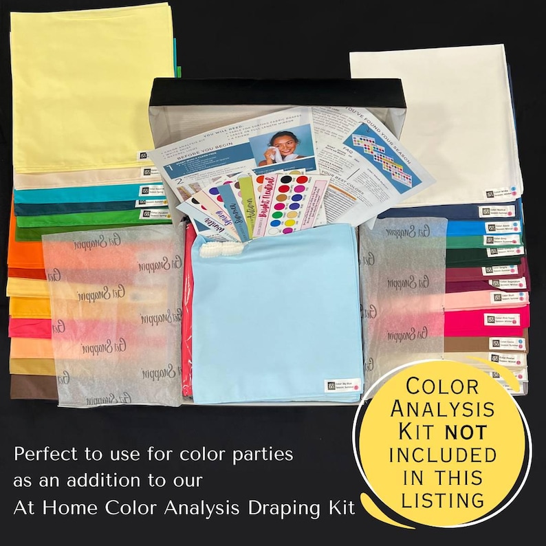 Seasonal Color Analysis Shopping Card: DIY Color Palette Guide - Etsy