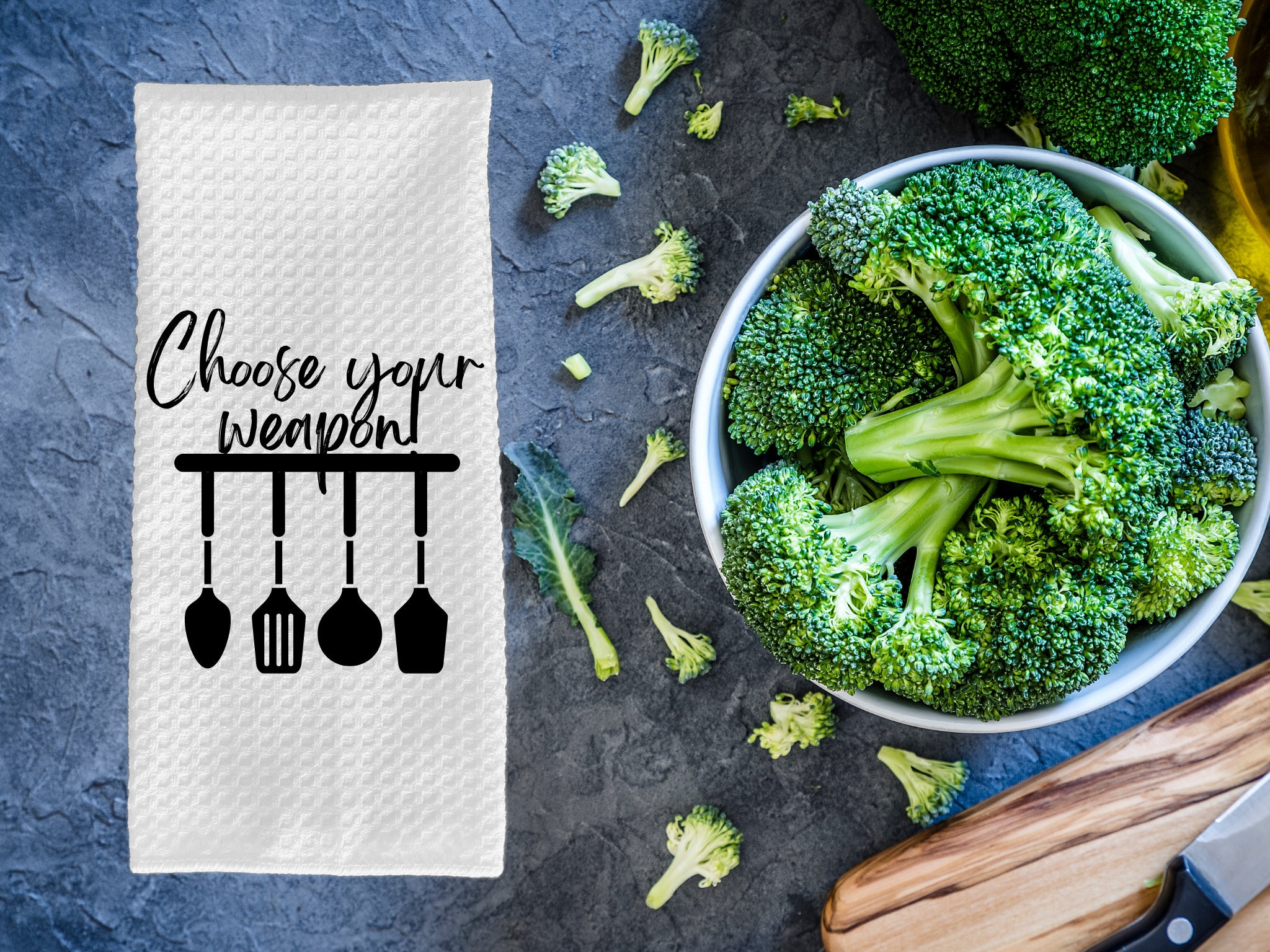 Funny Kitchen Towel, Funny Kitchen Towel, Kitchen Towel, Bridal Shower ...