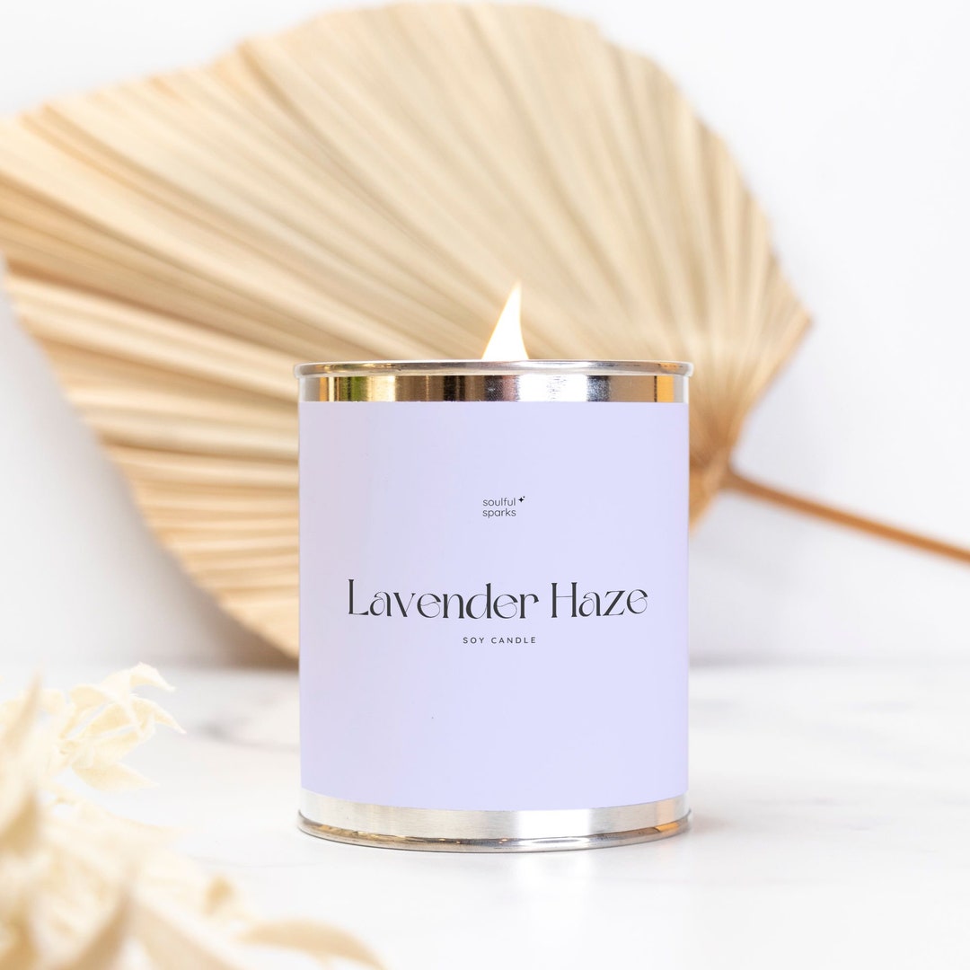 Lavender Haze Crackling Wood Wick Candle, Swiftie Fan Gift, Taylor Fan, Gift for Swift Fan, Eras ...