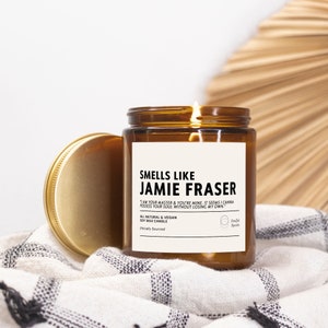 Smells Like Jamie Fraser Soy Candle, Outlander Candle, Scottish ...