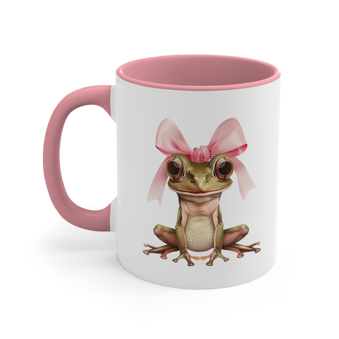 Croakquette Two-tone Frog Coffee Mug Add a Splash of Color to Your Day ...