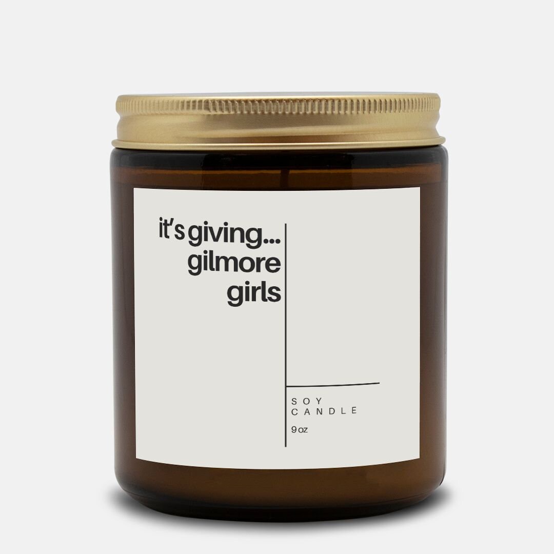 Gift for Her It's Giving Gilmore Girls Fall Candle Rory Gilmore Lorelai ...