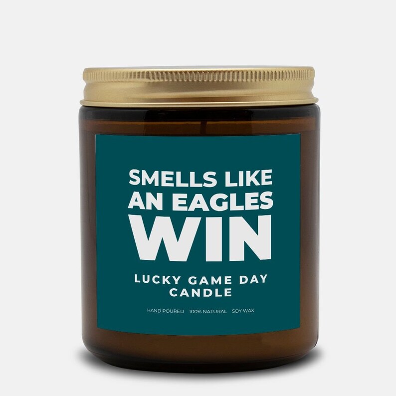 Smells Like an Eagles Win Candle Unique Gift Idea Football Candle ...