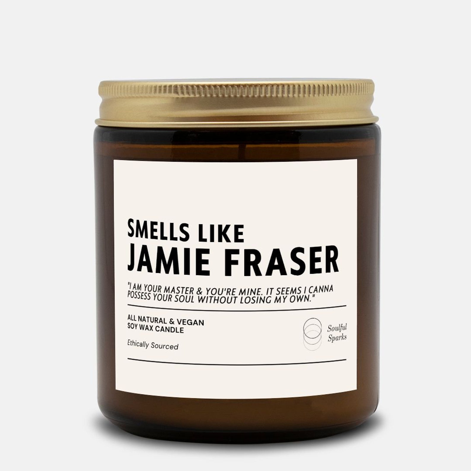 Smells Like Jamie Fraser Soy Candle, Outlander Candle, Scottish ...