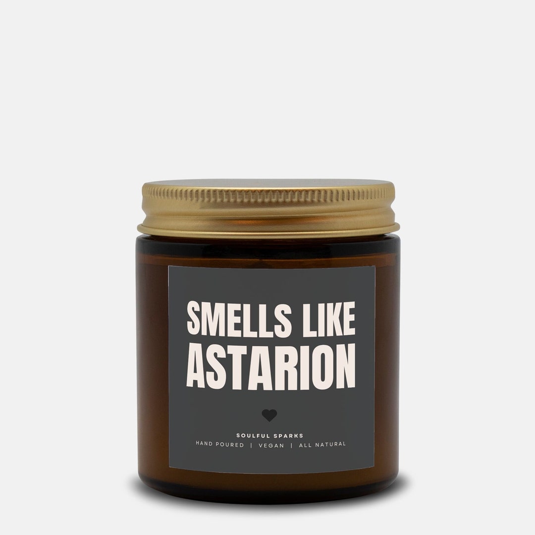 ASTARION Inspired Candle BG3 8 Oz Hand Poured Soy Blend Wax Nerdy Anime ...