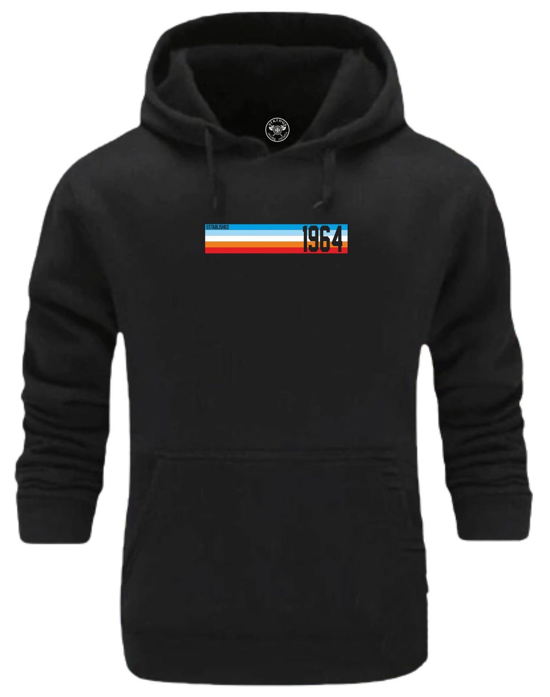 Established 1964 Hoodie Birthday Clothing 61st Birthday Retro Vintage ...