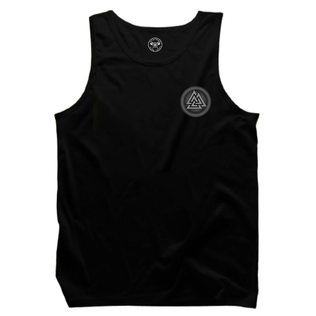Valknut Shield Vest Small Vikings Clothing Victory or Valhalla Pagan ...