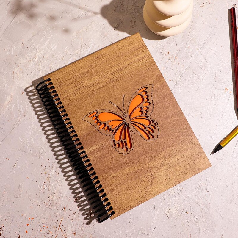 Wooden Notebook - Etsy