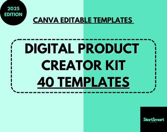 Digital Product Creator Kit, 40 Canva Templates (digital Download) - Etsy