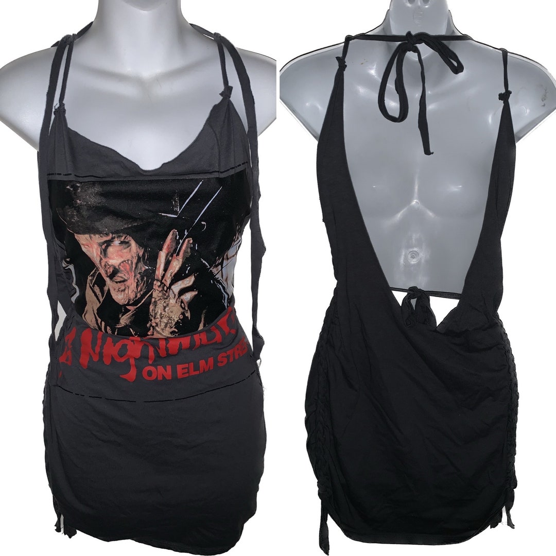 Dont Fall Asleep Retro Slit Weave Backless Micro Mini Tank T - Etsy