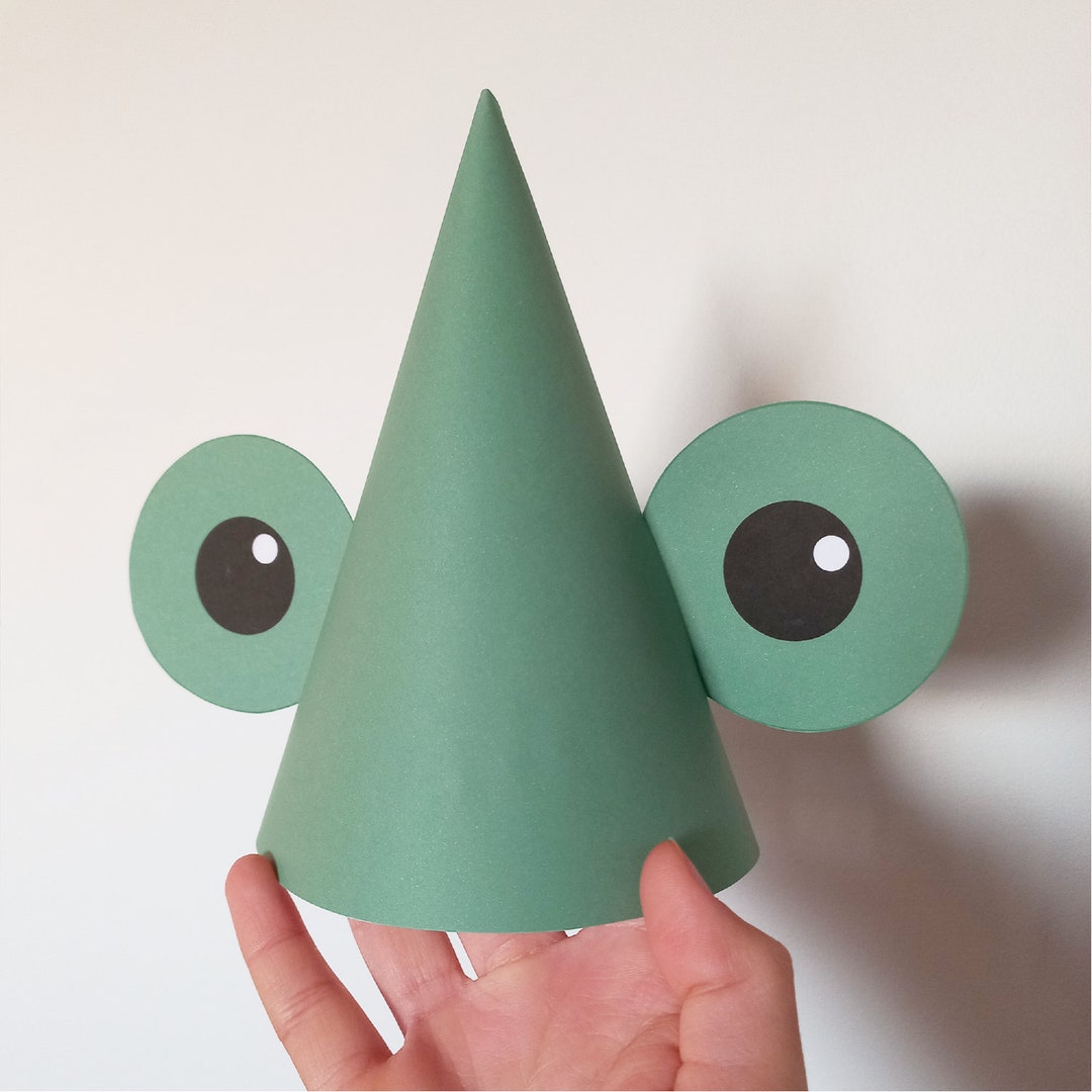 Frog Party Hat, Printable PDF, Do It Yourself - Etsy Australia