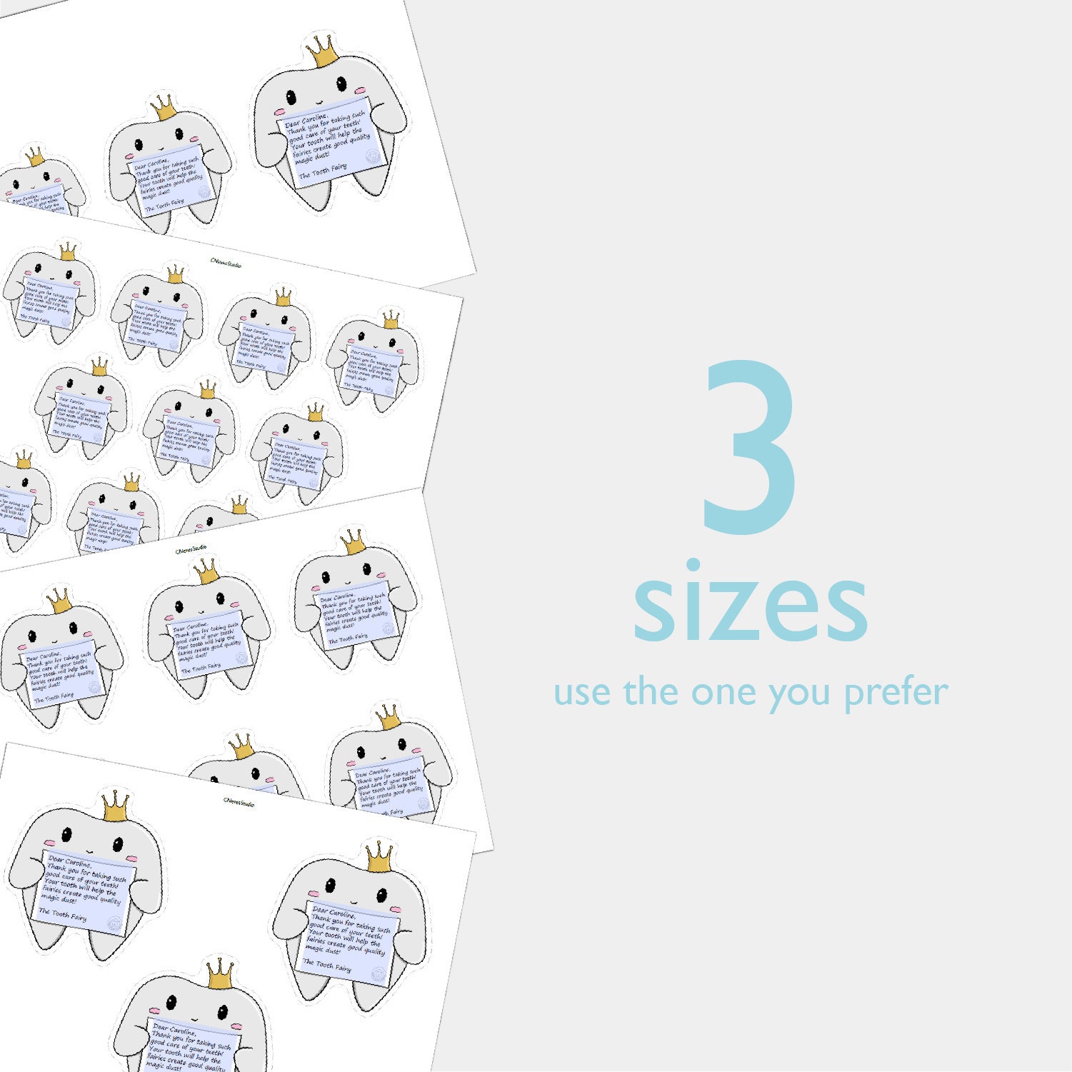 Printable Tooth Fairy Letter for Kid's Teeth Loss, Editable and ...