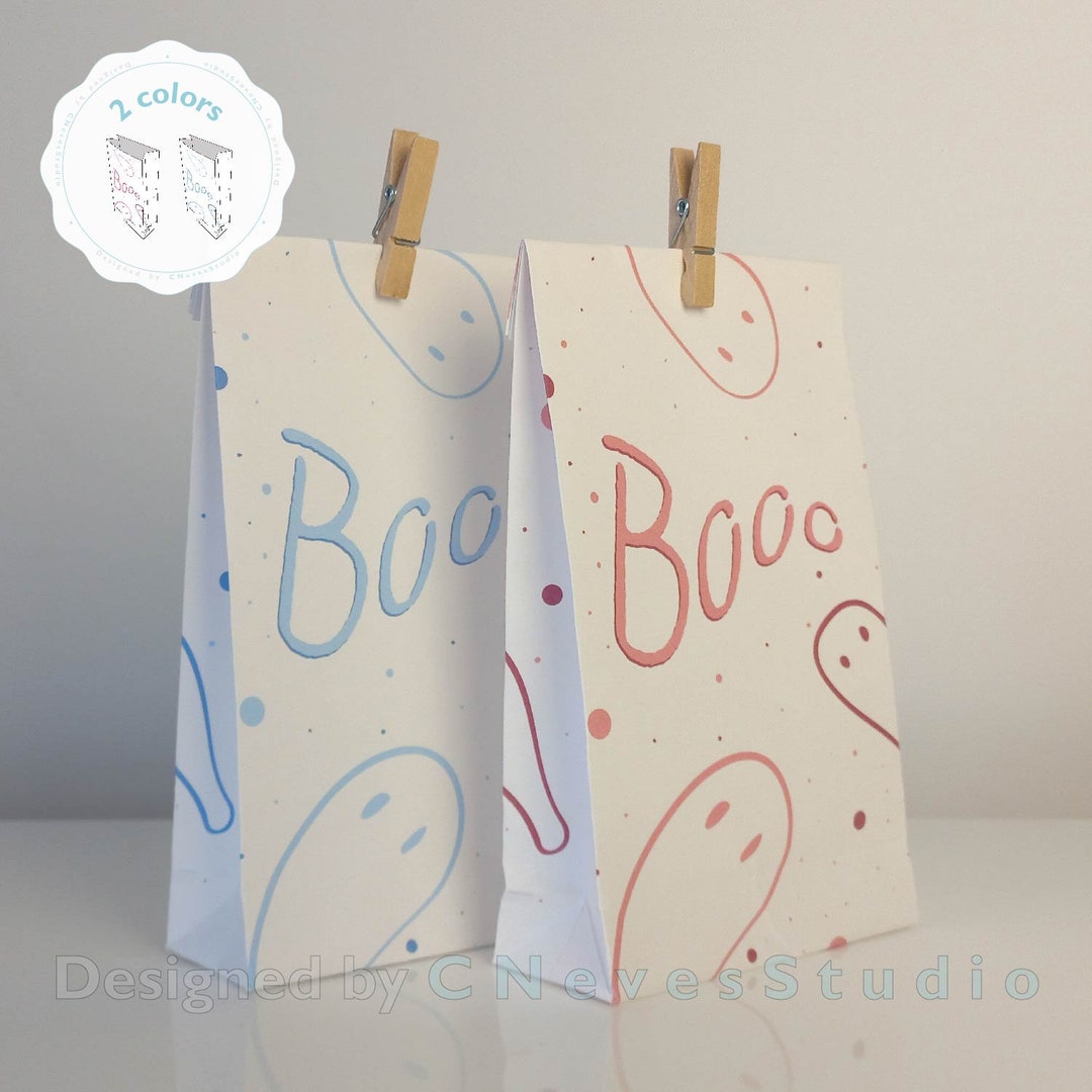 Printable Halloween Paper Bag for Favors and Gifts Treat Bag - Etsy