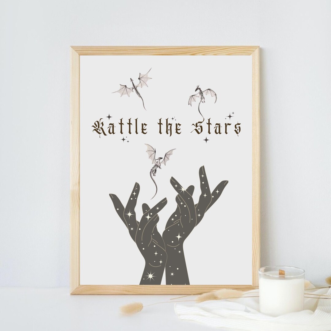 Rattle the Stars | Throne of Glass | Digital Download | Wall Art ...