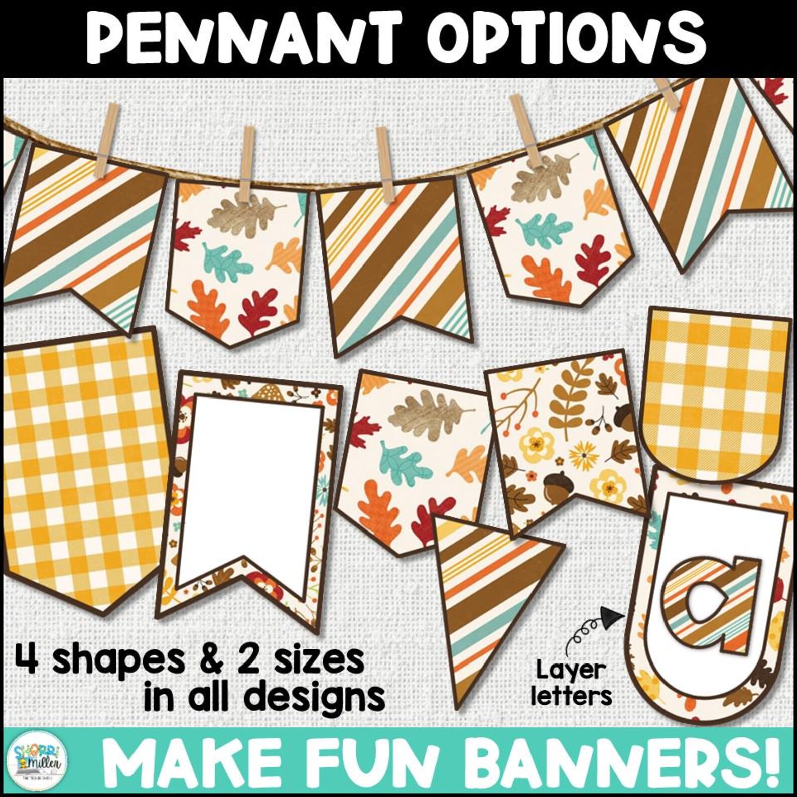 Perfect Autumn Bulletin Board Letters and Ideas, Printable Fall Leaves ...
