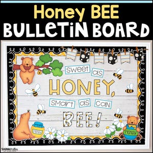 Bee Bulletin Board Kit, Spring Bulletin Board Set and Door Decor Ideas ...