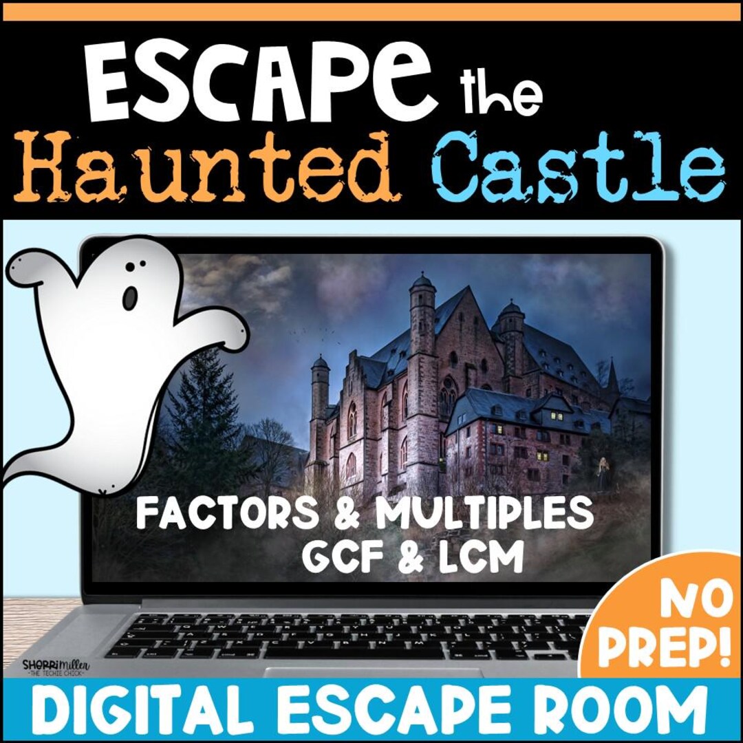 Halloween Math Digital Escape Room, 4th Grade Factors and Multiples ...
