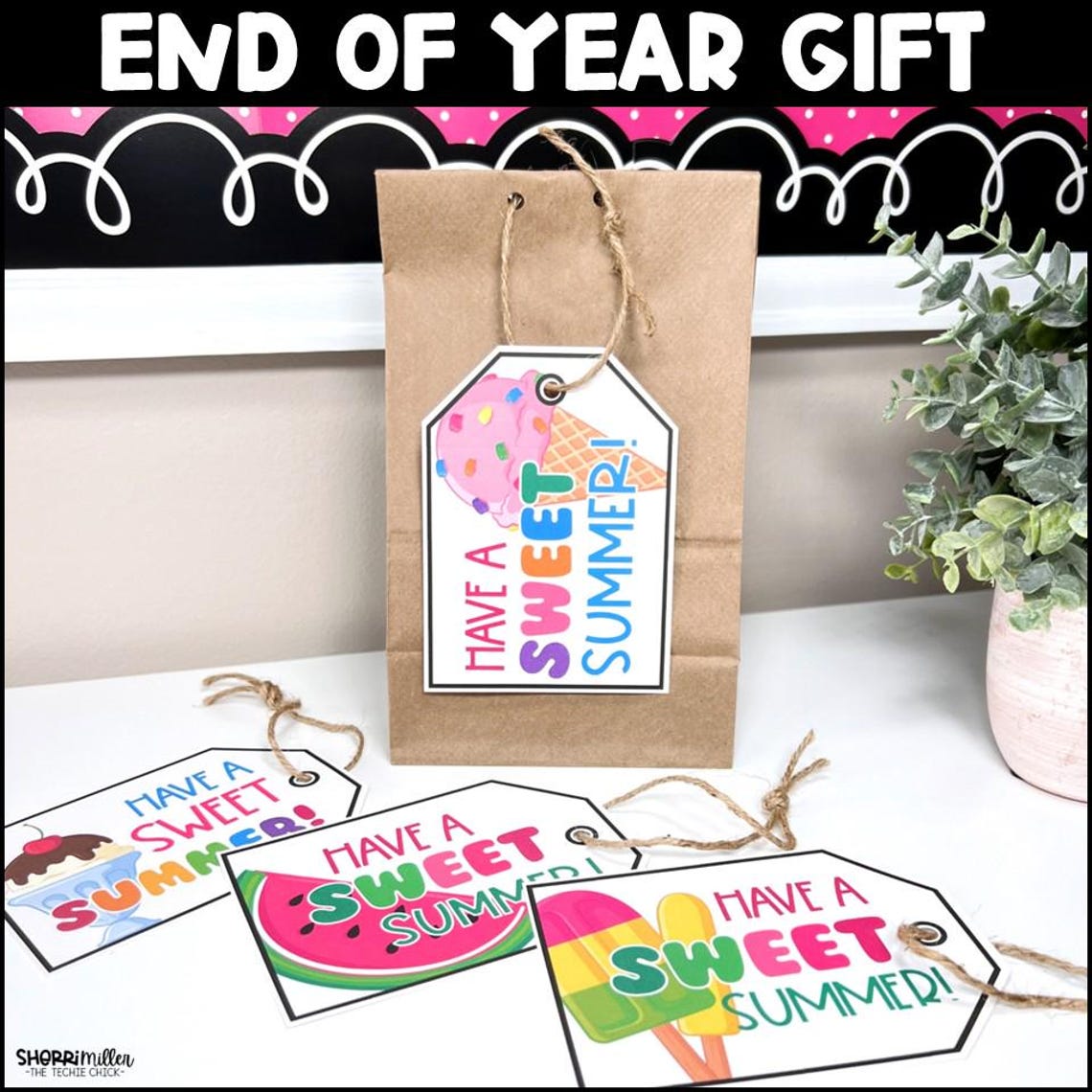 Have a Sweet Summer Gift Tag for End of Year, Watermelon Popsicle & Ice ...