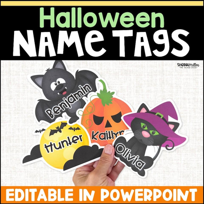 Pumpkin Name Tags - Etsy