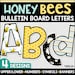 Honey Bee Bulletin Board Letters Set, Bulletin Board Ideas, Spring ...