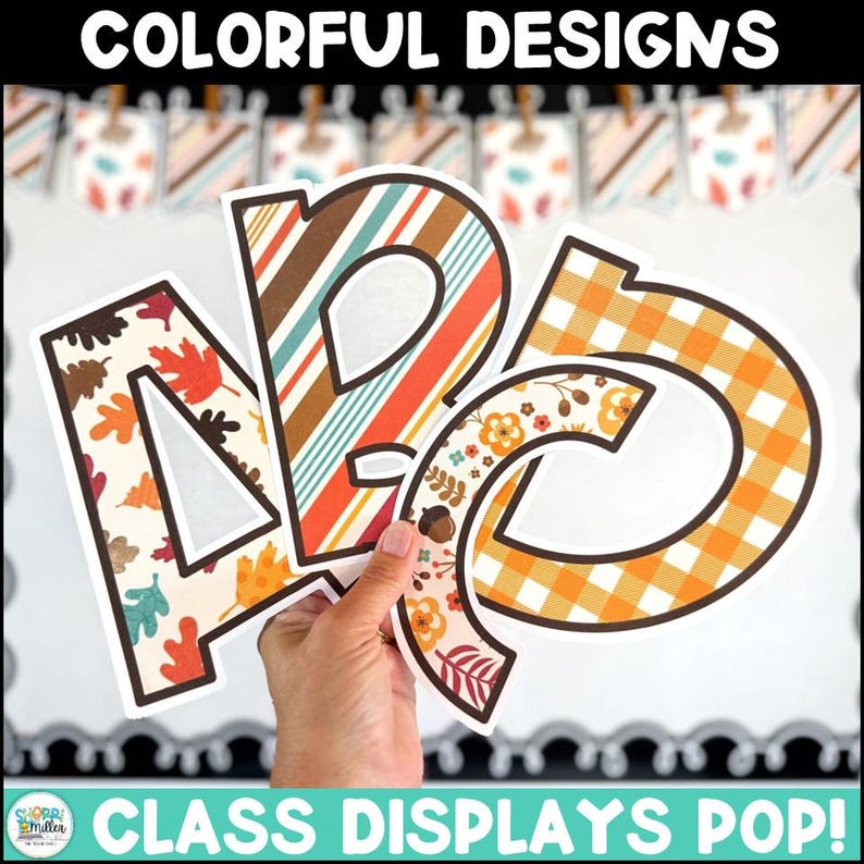 Perfect Autumn Bulletin Board Letters and Ideas, Printable Fall Leaves ...