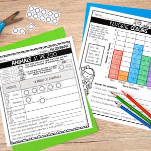 Graphing Activities Bar Graphs Pictograph & Picture Graphs, 2nd and 3rd ...