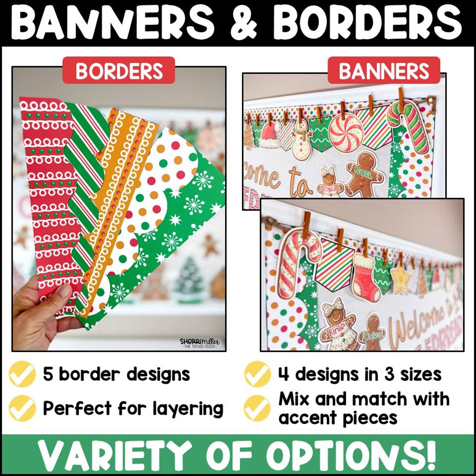 Gingerbread House Bulletin Board Kit and Door Decor, December Bulletin ...