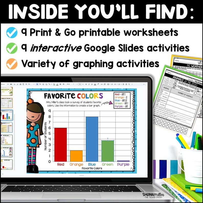 Graphing Activities Bar Graphs Pictograph & Picture Graphs, 2nd and 3rd ...