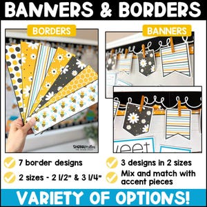 Bee Bulletin Board Kit, Spring Bulletin Board Set and Door Decor Ideas ...