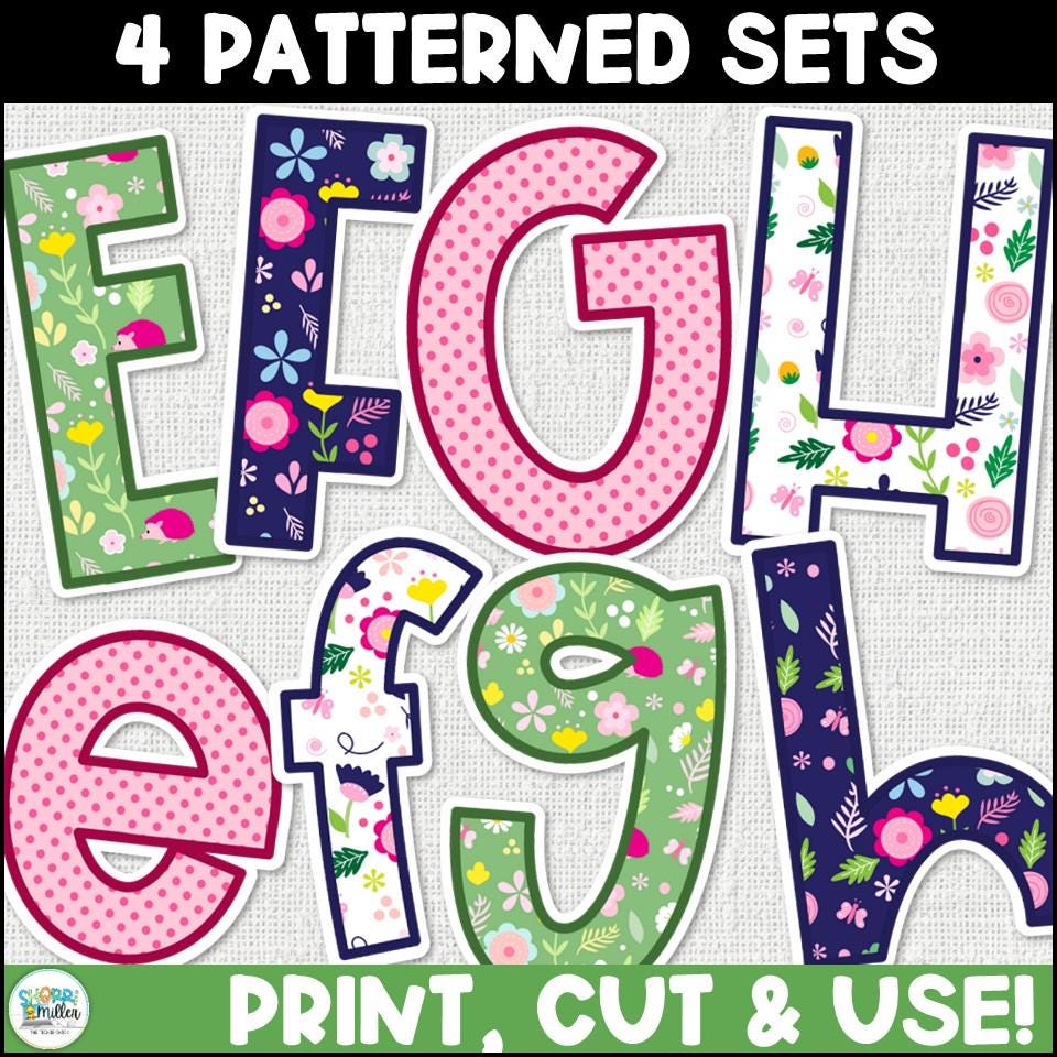 Spring Bulletin Board Letters, April Bulletin Board Ideas, Spring ...