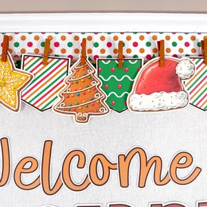 Gingerbread House Bulletin Board Kit and Door Decor, December Bulletin ...