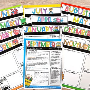 Editable Classroom Newsletter Templates, Weekly or Monthly Newsletters ...