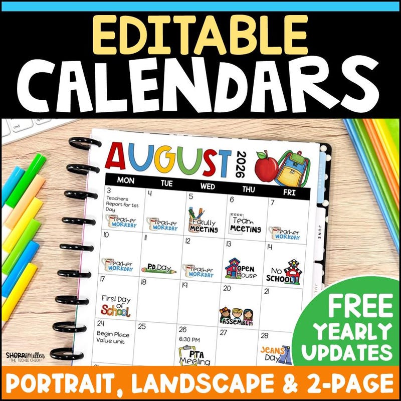 Boho Classroom Calendar - Etsy