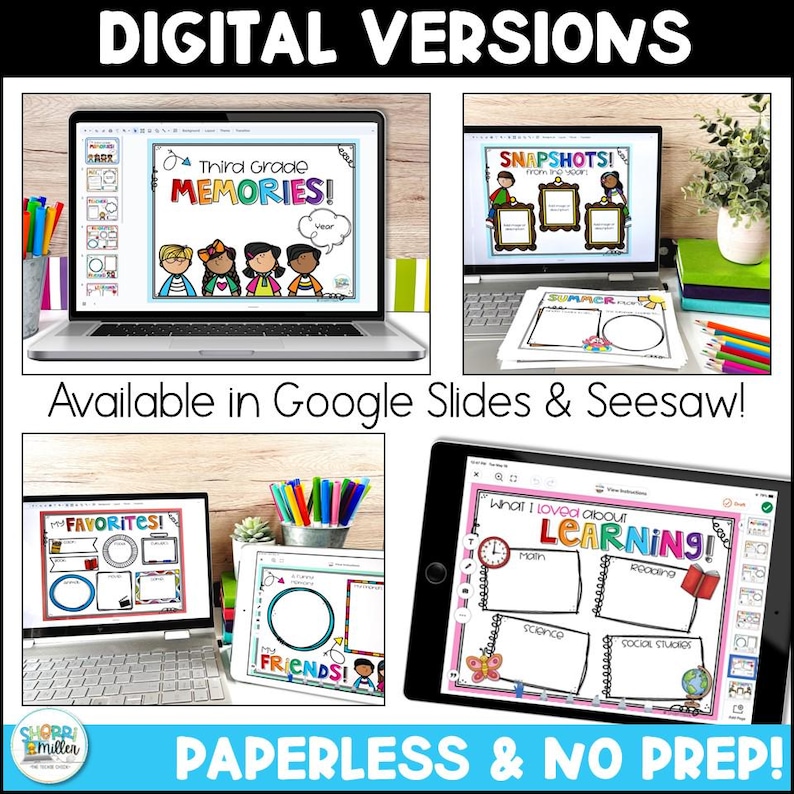 End of the Year Memory Book, Kindergarten 1st 2nd 3rd 4th 5th Grade ...