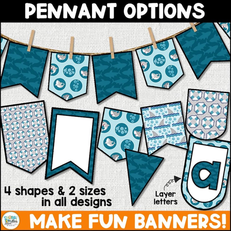 Summer Sharks Bulletin Board Letters, End of Year Bulletin Board Ideas ...