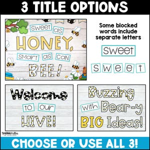 Spring Bee Bulletin Board Kit, April Bulletin Board Set and Door Decor ...