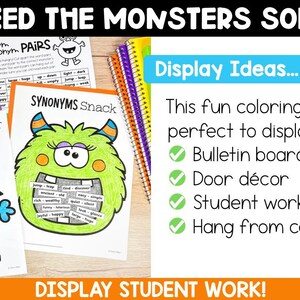 Synonyms and Antonyms Worksheets, 2nd 3rd and 4th Grade and Homeschool ...