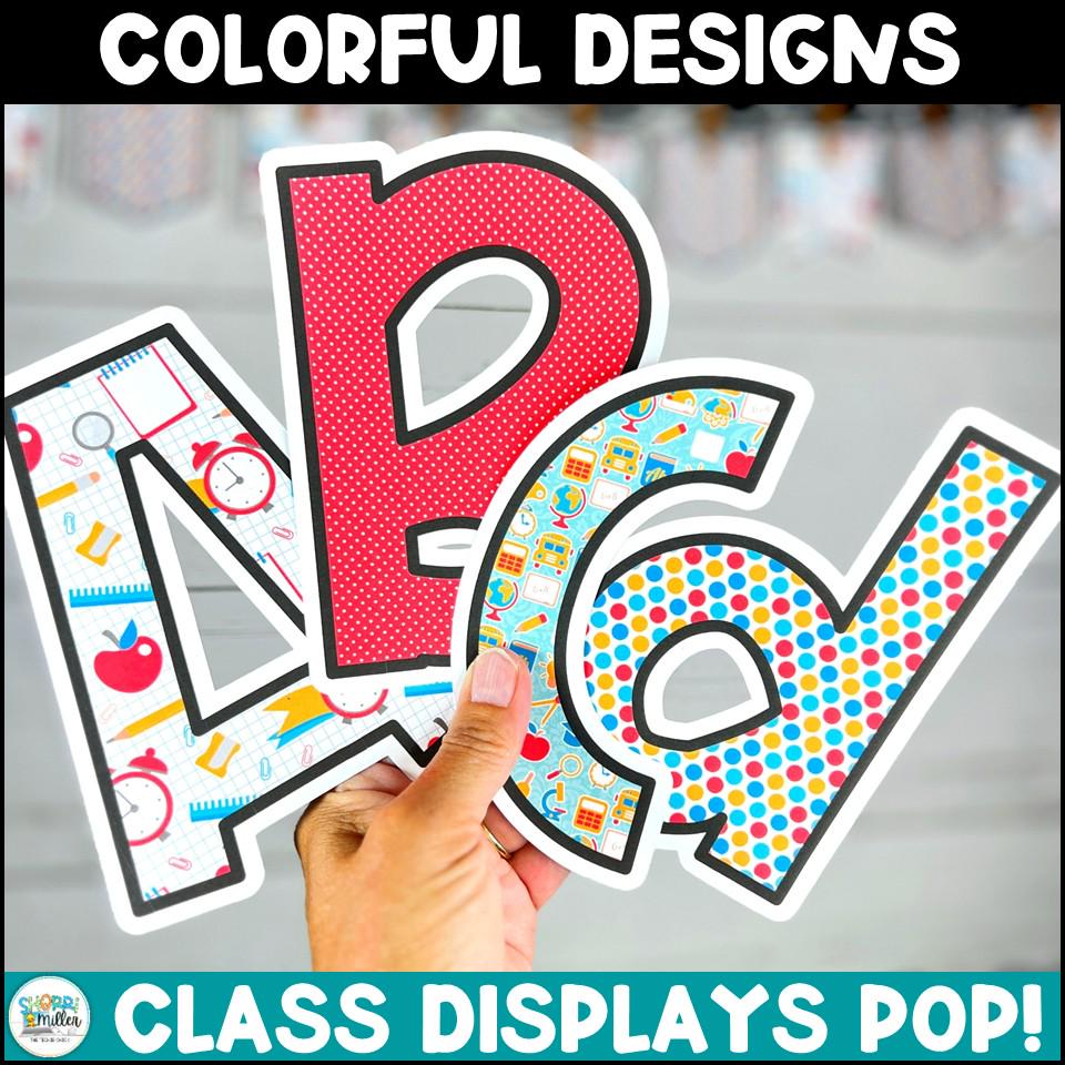 Welcome Back to School Bulletin Board Letters and Ideas, Printable ...